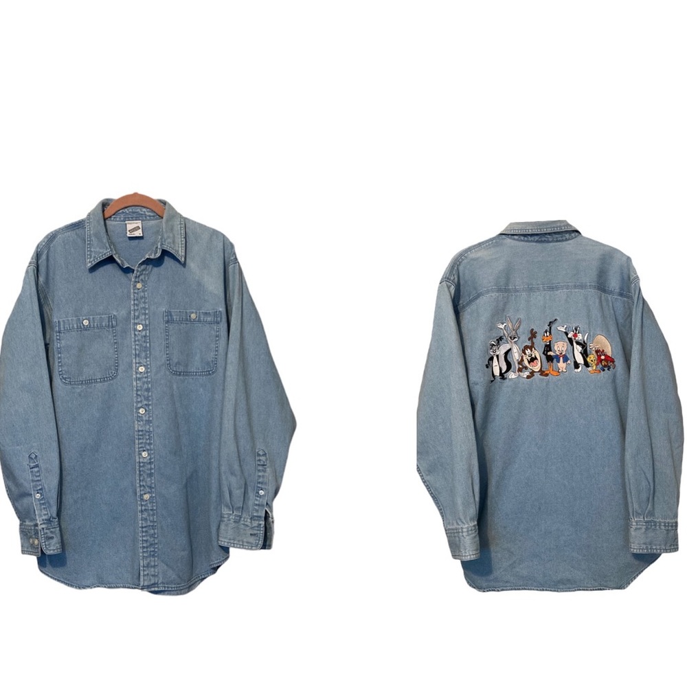 Warner Bros Studio Store Denim Shirt - Gem